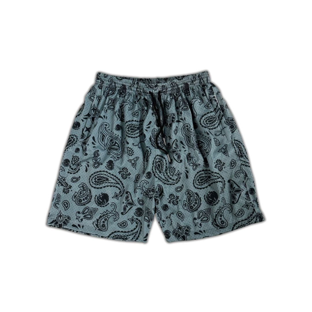 "Raza Paisley" Shorts (Gris) – AllPesosNoBesos.com
