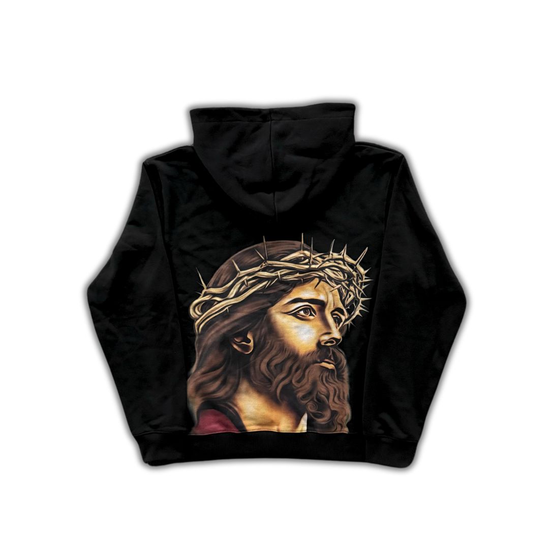 "Jesus" Airbrush Hoodie – AllPesosNoBesos.com